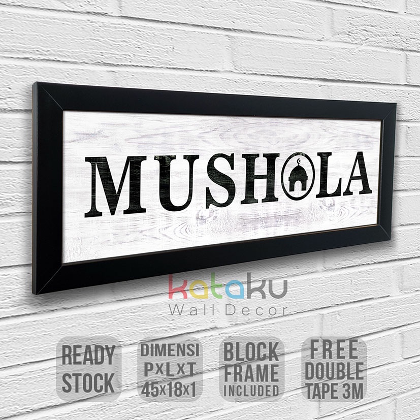 Jual Papan Tanda Sign Tulisan Mushola Prayer Room Sign | Shopee Indonesia