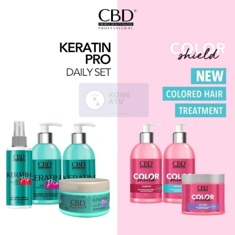 Jual CBD Keratin Pro Color Shield Collagen Repair Series Hair Mask ...