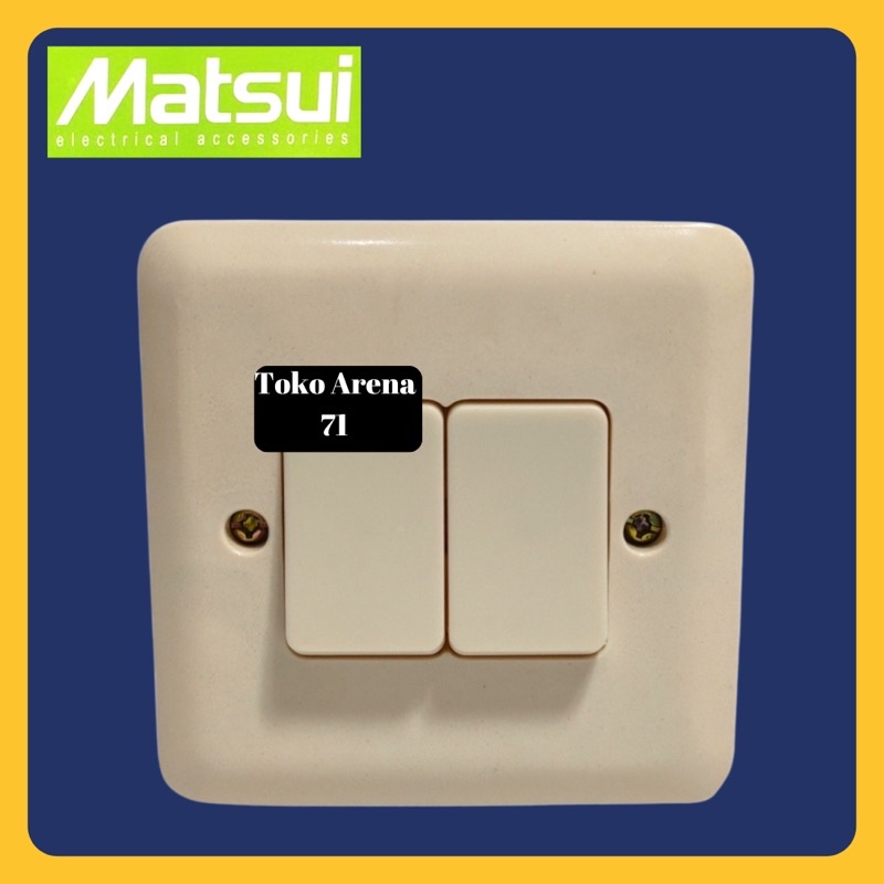 Jual Saklar Seri IB Inbow MATSUI 912 Saklar double Tanam MT912 MT-912 ...