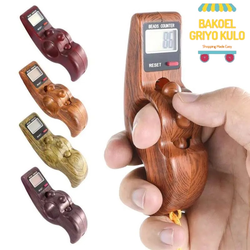 Jual Tasbih Digital Kayu Tasbeh Digital Sultan Alat Hitung Jari Tahlil Murah Berkualitas Finger ...