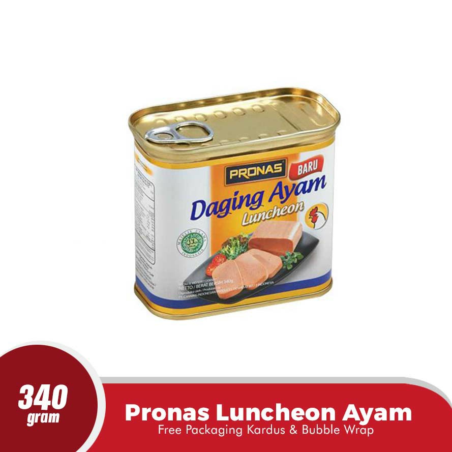Jual Pronas Luncheon Ayam 340 gram / Daging Kaleng / Daging Ayam Kaleng ...