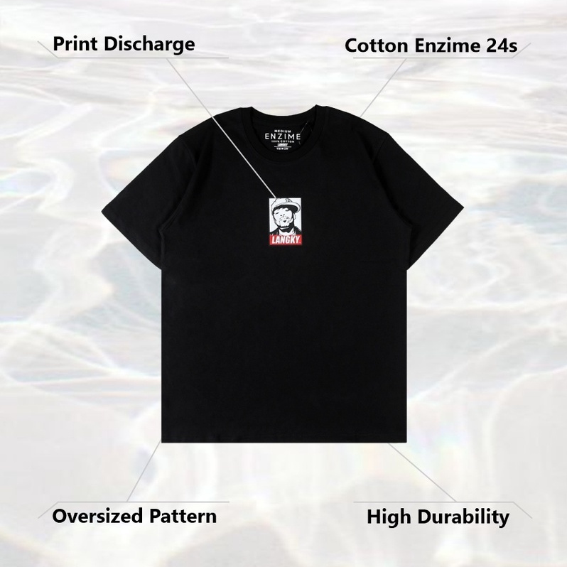 Jual Kaos Distro Langky T-Shirt Bahan Katun 100% Pria Wanita Unisex Swen Legeg Hitam marun ...