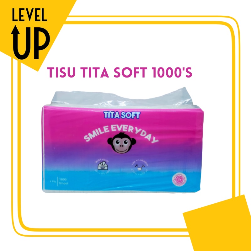 Jual Tissue Tisu muka Tita Soft isi 1000's / Tisu Wajah Tita Soft 1000 ...