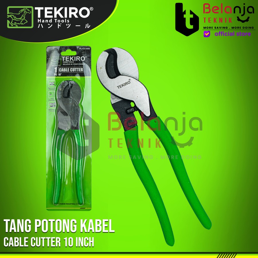 Jual Tekiro Tang Potong Kabel 10 Inch Cable Cutter Potong Kawat Sling ...