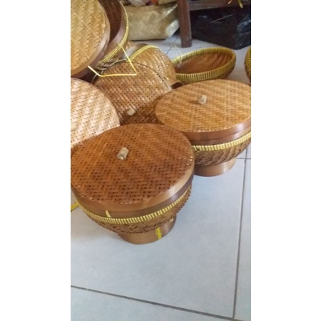 Jual Wakul Bambu Plus Tutup Wakul Bambu Wakul Tradisional | Shopee ...