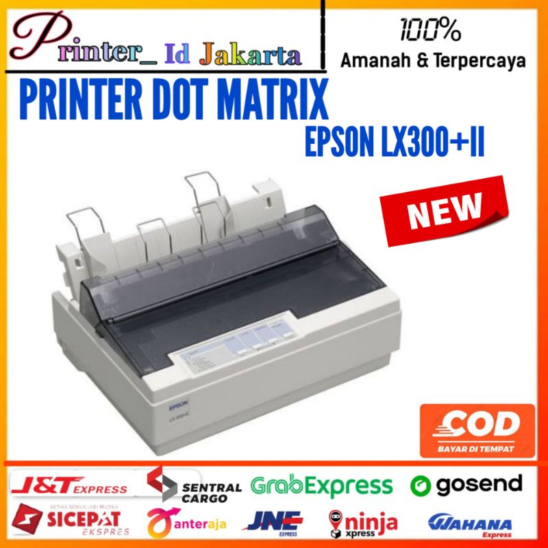 Jual Printer Dot Matrix Epson Lx300+II LX-300+II New | Shopee Indonesia