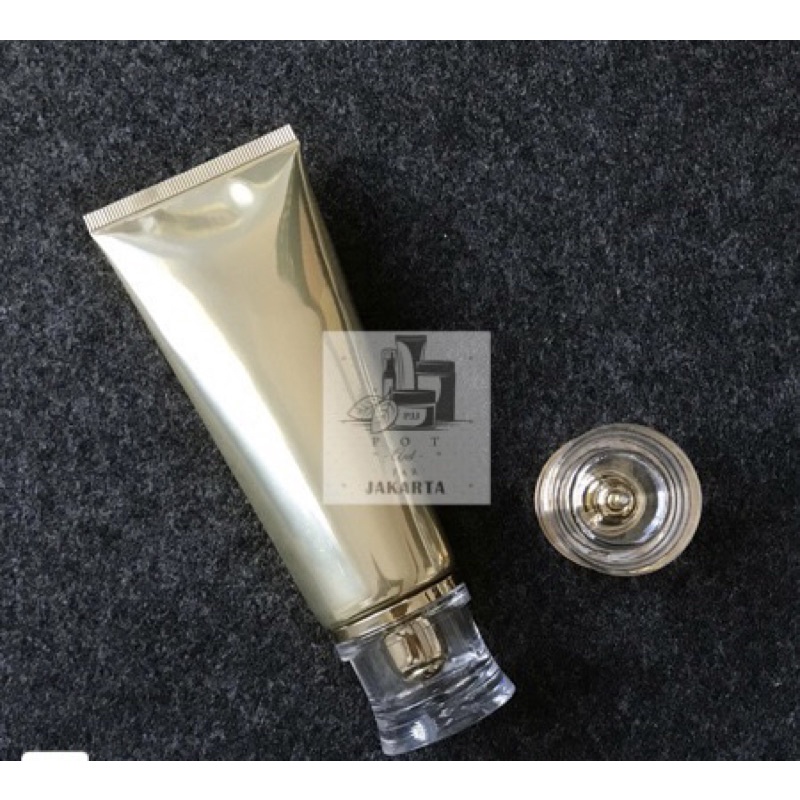 Jual 100ml Botol Soft Tube lotion/botol kilap Navy Emas Putih Ivory ...