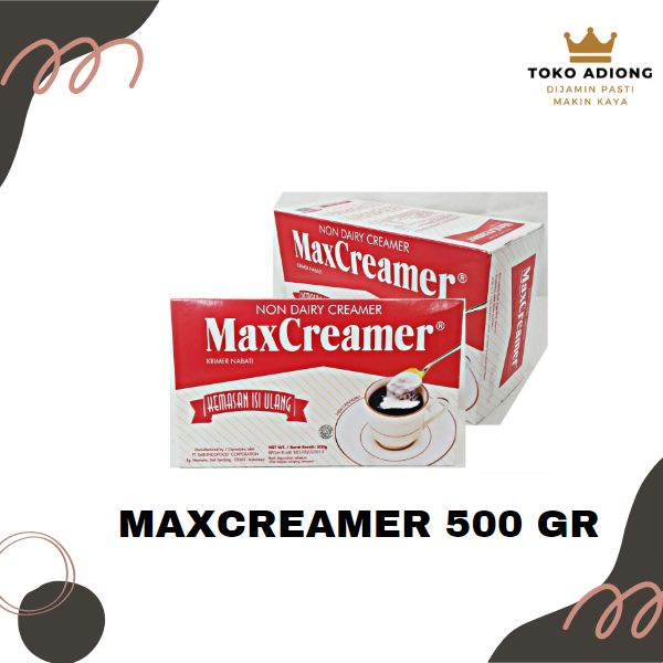 Jual MAX CREAMER KEMASAN 500GR KRIMER NABATI - NONDAIRY CREAMER ...