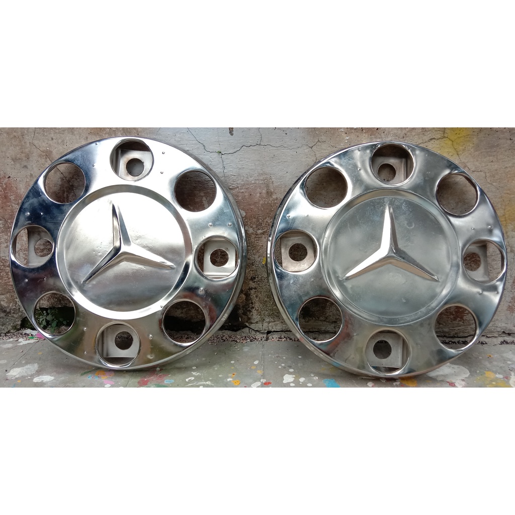 Jual Wheldop Ring Depan Baut 8 &10 Chrome big bus truk (2 pcs) | Shopee ...