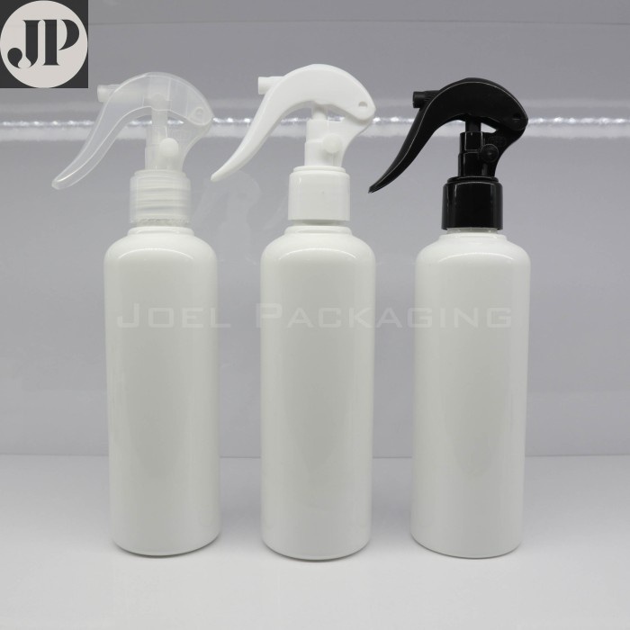Jual BOTOL 250ML NATURAL SPRAY TRIGGER CLEAR PUTIH HITAM 250 ML PET SEMPROT - Spray Clear ...
