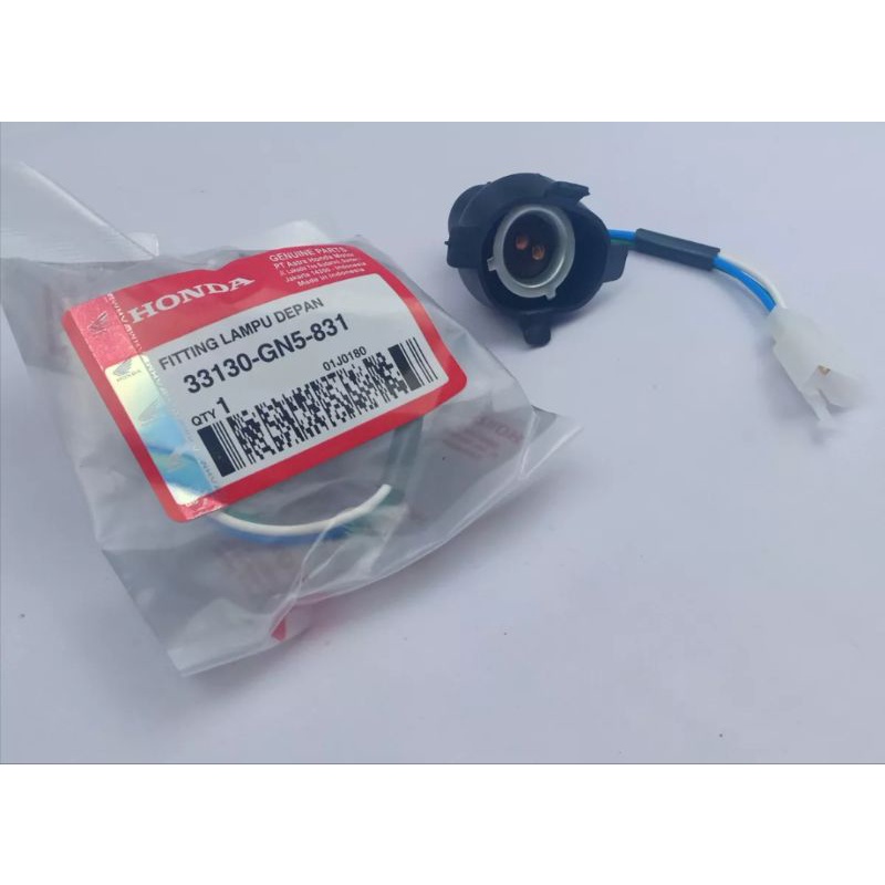 Jual Fiting Lampu Depan Honda Beat, Vario, Spacy, Supra, Revo, Socket ...