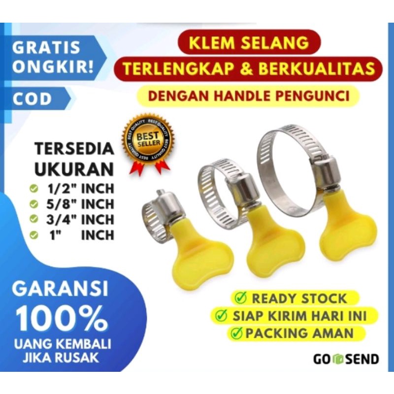 Jual Klem Selang Terlengkap & Harga Terbaru April 2026 | Shopee Indonesia