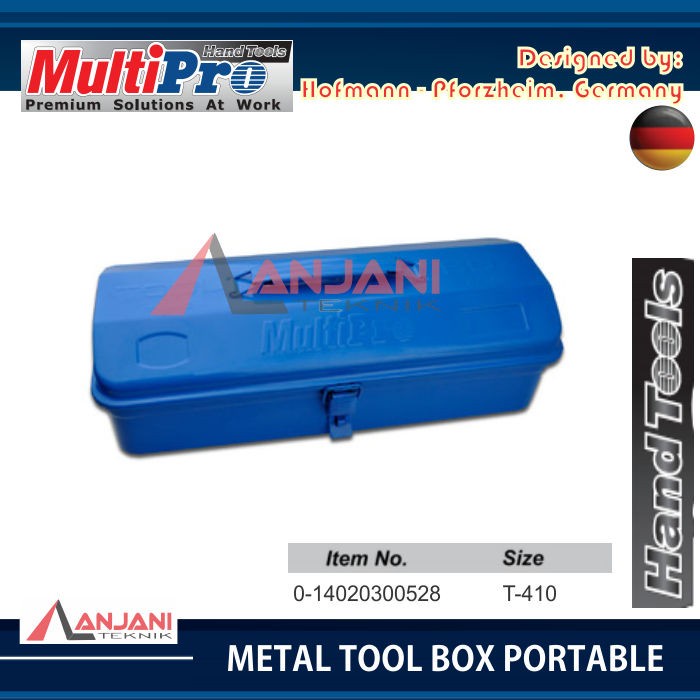 Jual METAL TOOL BOX BESI PORTABLE T 410 MULTIPRO KOTAK PERKAKAS TOOLBOX ...