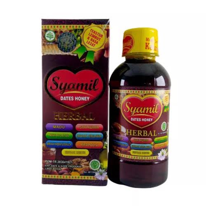 Jual Madu Syamil Dates Honey Herbal Madu Lengkap Keluarga 200ml ...