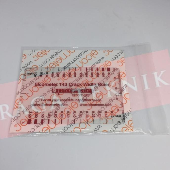Jual Elcometer 143 Crack Width Ruler | Shopee Indonesia