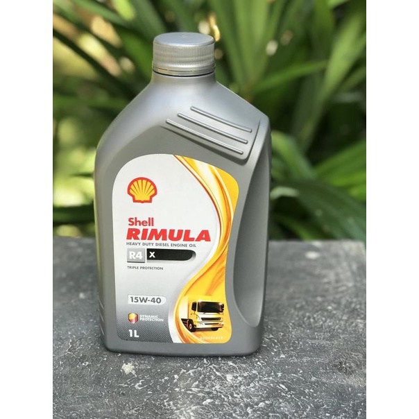 Jual OLI SHELL RIMULA DIESEL R4 X SAE 15W-40 GALON 1 LITER | Shopee ...