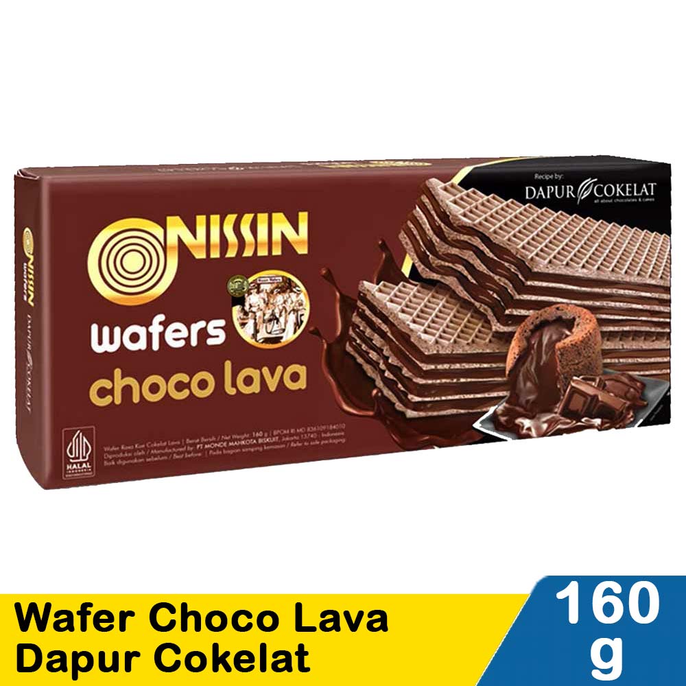 Jual Nissin Wafers Dapur Cokelat Choco Lava 160g | Shopee Indonesia