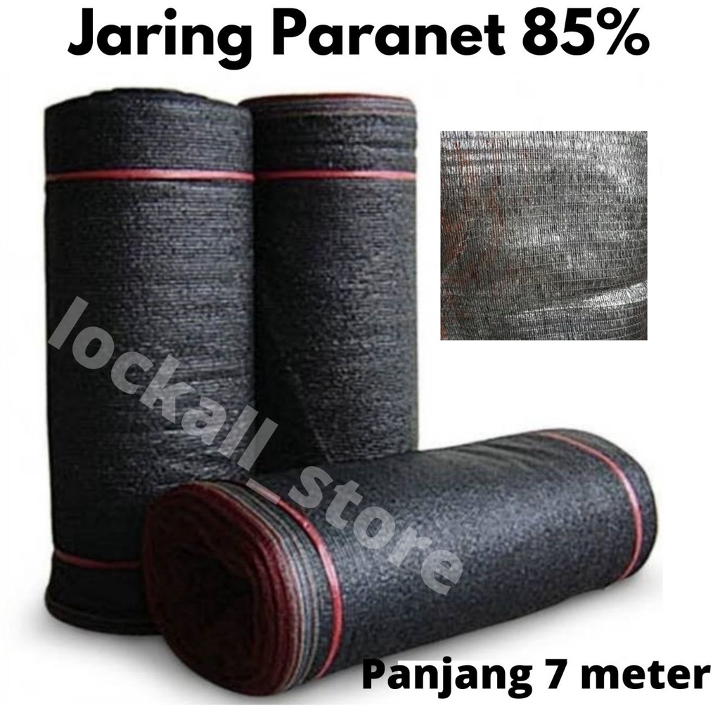 Jual Jaring Paranet Hitam 85% Lebar 3 Meter Panjang 7 Meter Penahan ...