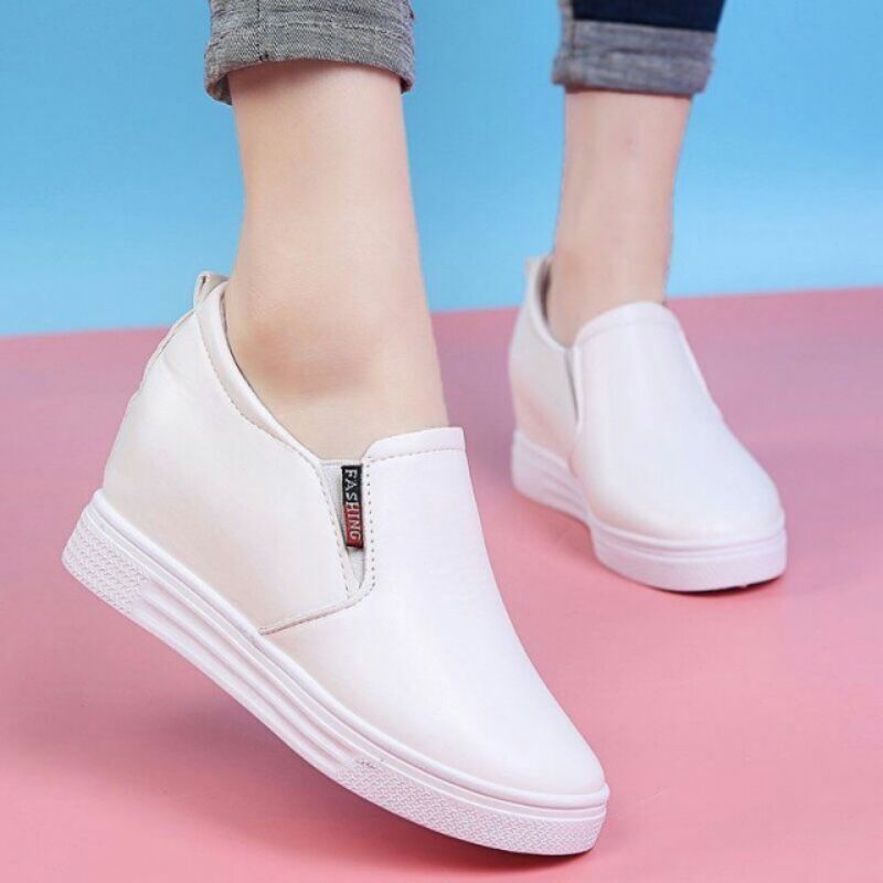 Jual Daily Slip in Wedges Shoes(5038) | Shopee Indonesia