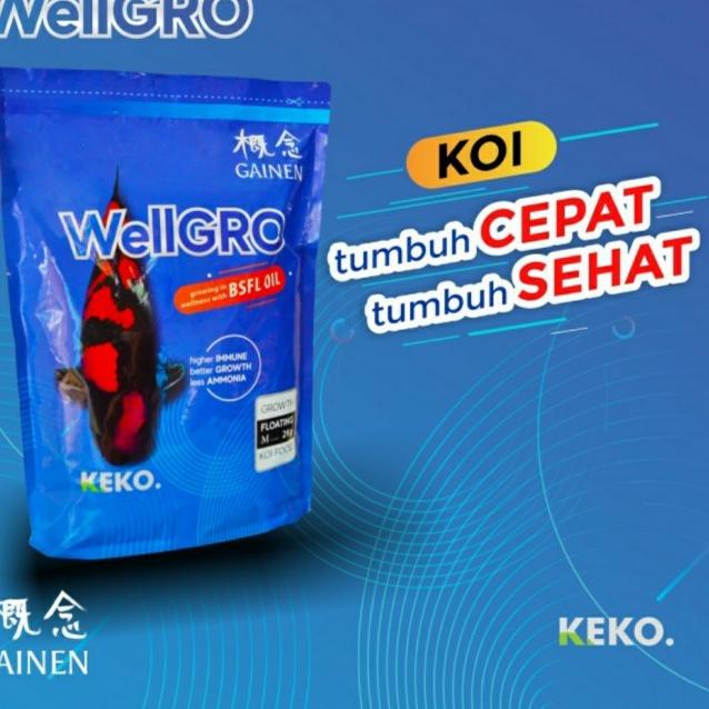 Jual WellGro Original KEKO GAINEN Floating Type 2Kg - S, WellGro ...
