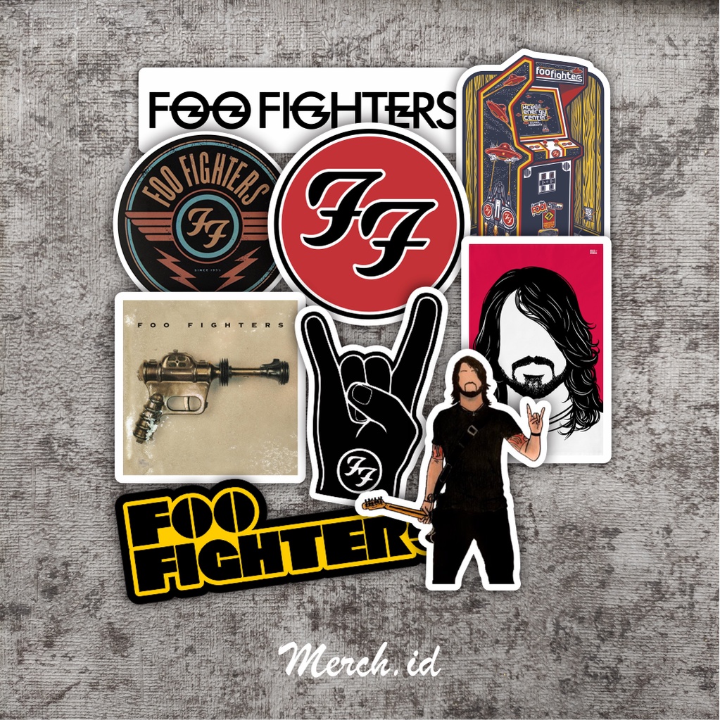 Jual Stiker Band Foo Fighters Sticker pack | Shopee Indonesia