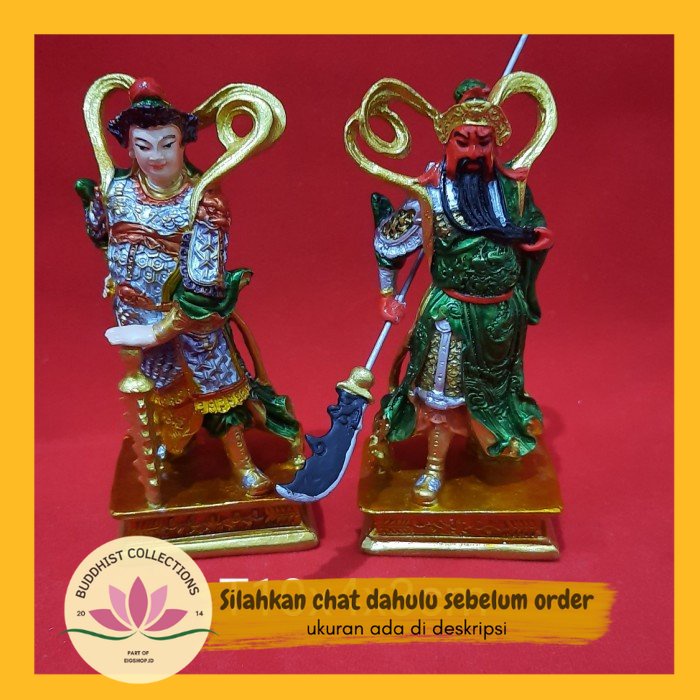 Jual patung dewa wei toh + kuan kong set t10 | Shopee Indonesia