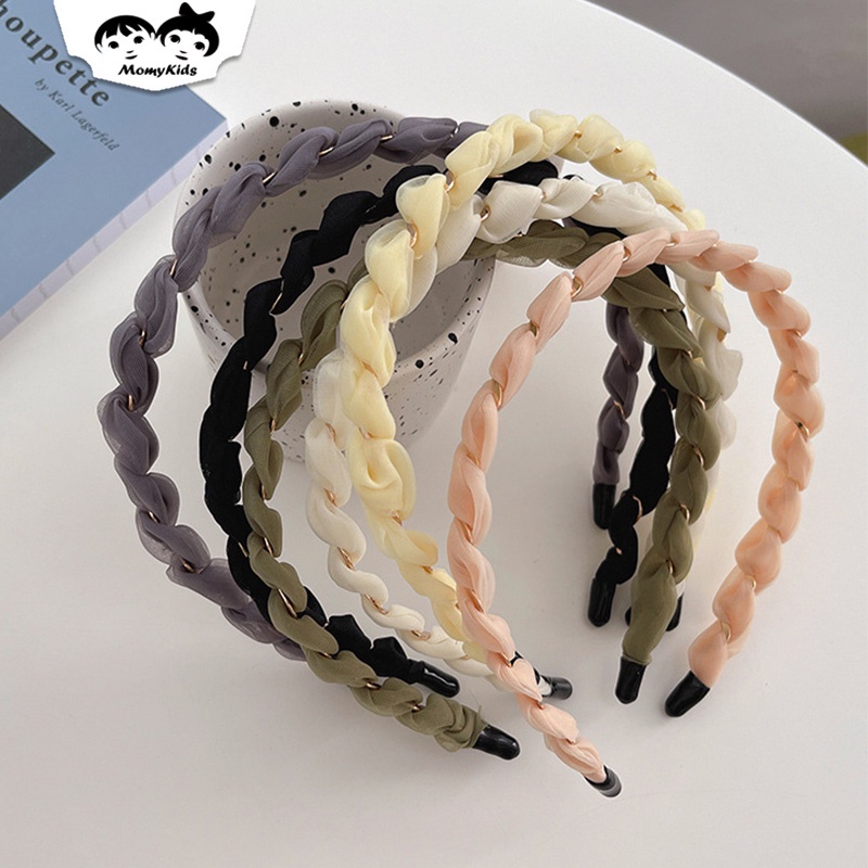 Jual COD Bando Wanita Fashion Korea Cantik Lucu Bondu Rambut Bandana ...