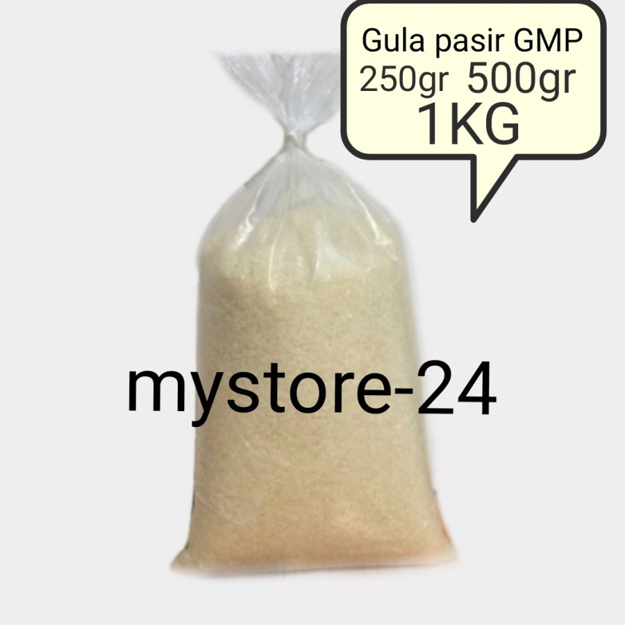 Jual gula pasir curah merek GMP 250GR. 500GR. 1KG | Shopee Indonesia