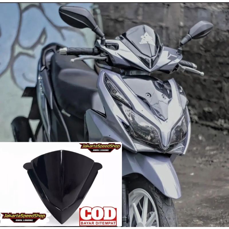 Jual Visor variasi batok kepala honda vario 125 old universal bahan ...
