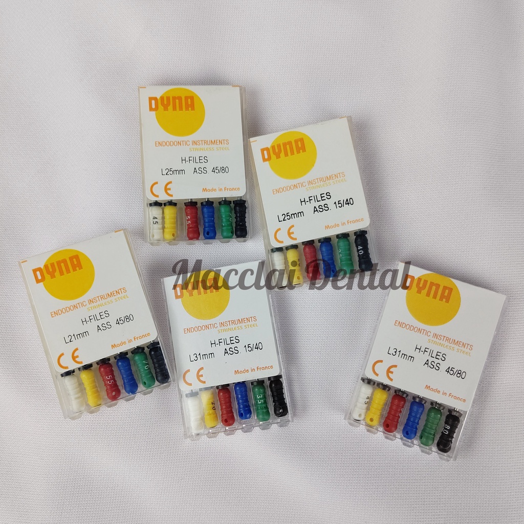 Jual DENTAL H-FILE / H FILE / HFILE ENDODONTIC HEADSTROEM / HEADSTROM ...