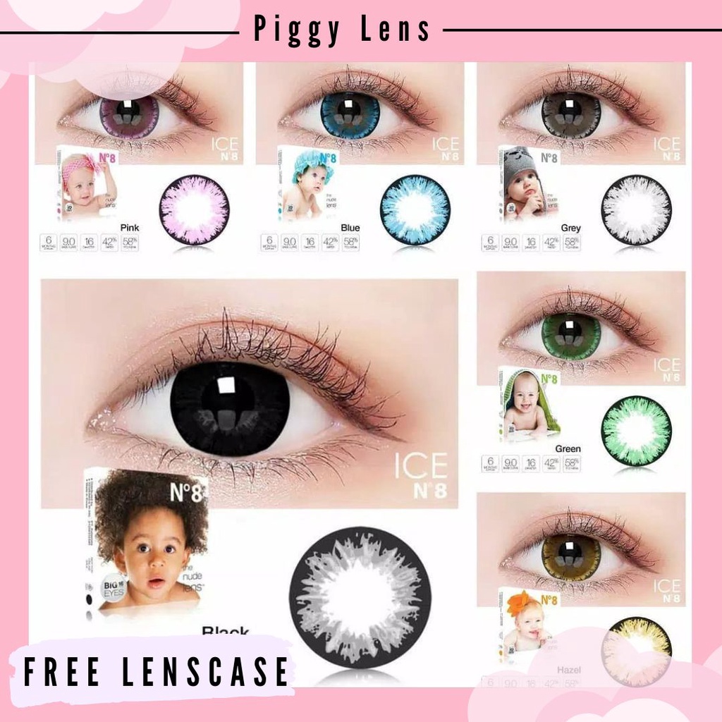 Jual SOFTLENS ICE N8 COLOR NORMAL & MINUS -0.50 SD -6.00 | Shopee Indonesia