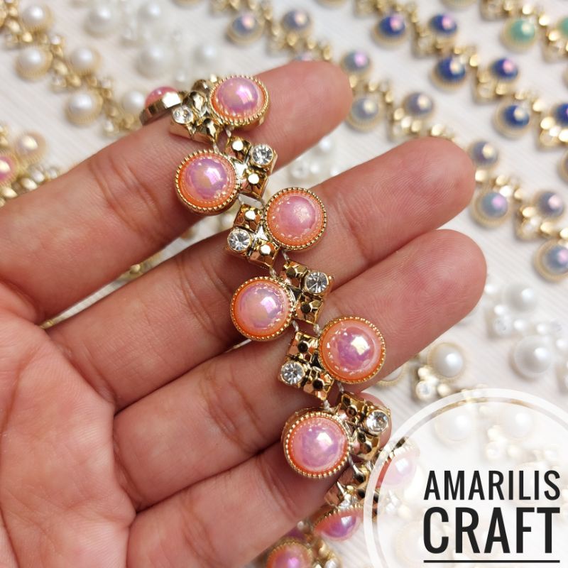 Jual [40cm] RENDA Mutiara Bulat KILAP | Shopee Indonesia