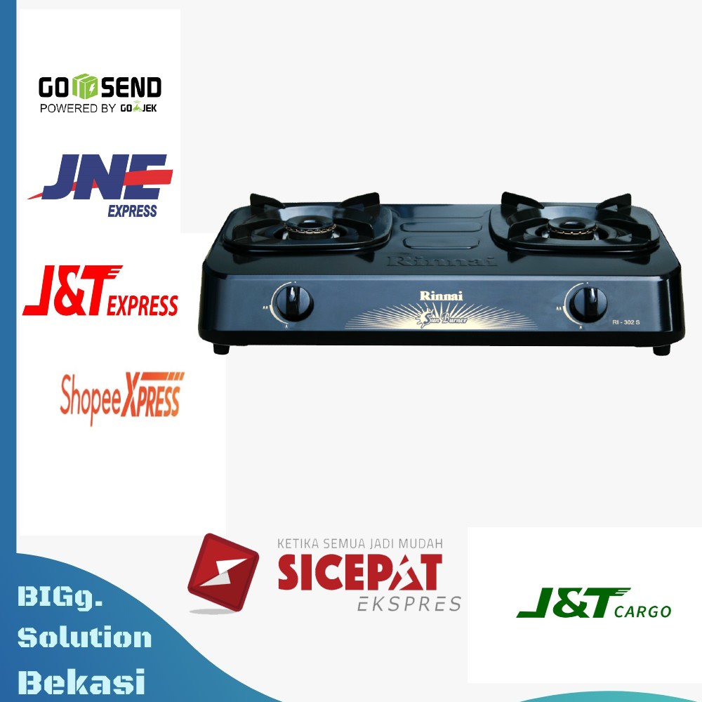 Jual Kompor Gas Rinnai 2 Tungku RI 302S | Shopee Indonesia