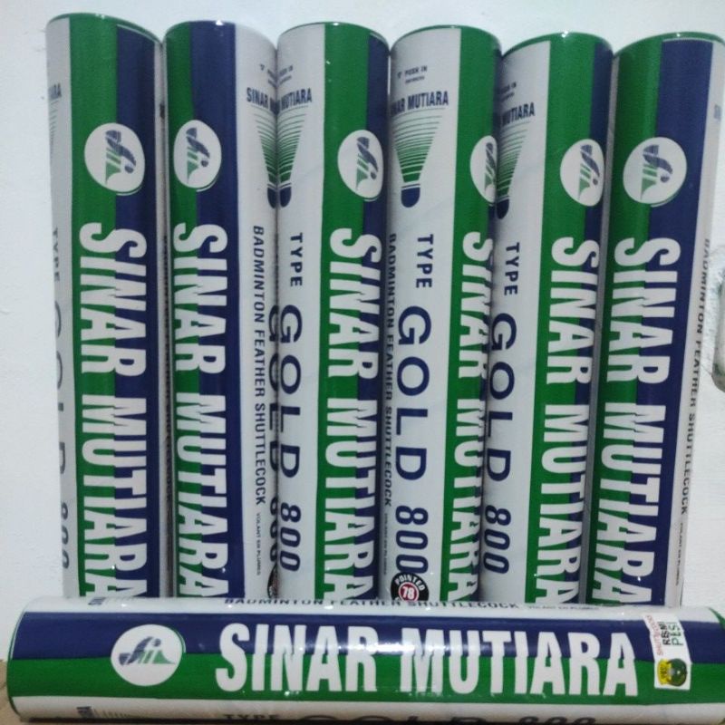 Jual shuttlecock sinar mutiara gold 800 original kok badminton sinar ...