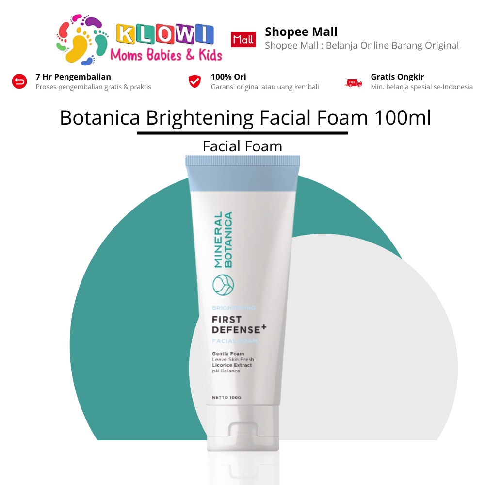 Jual Botanica Brightening Facial Foam / Mineral Botanica / Brightening ...