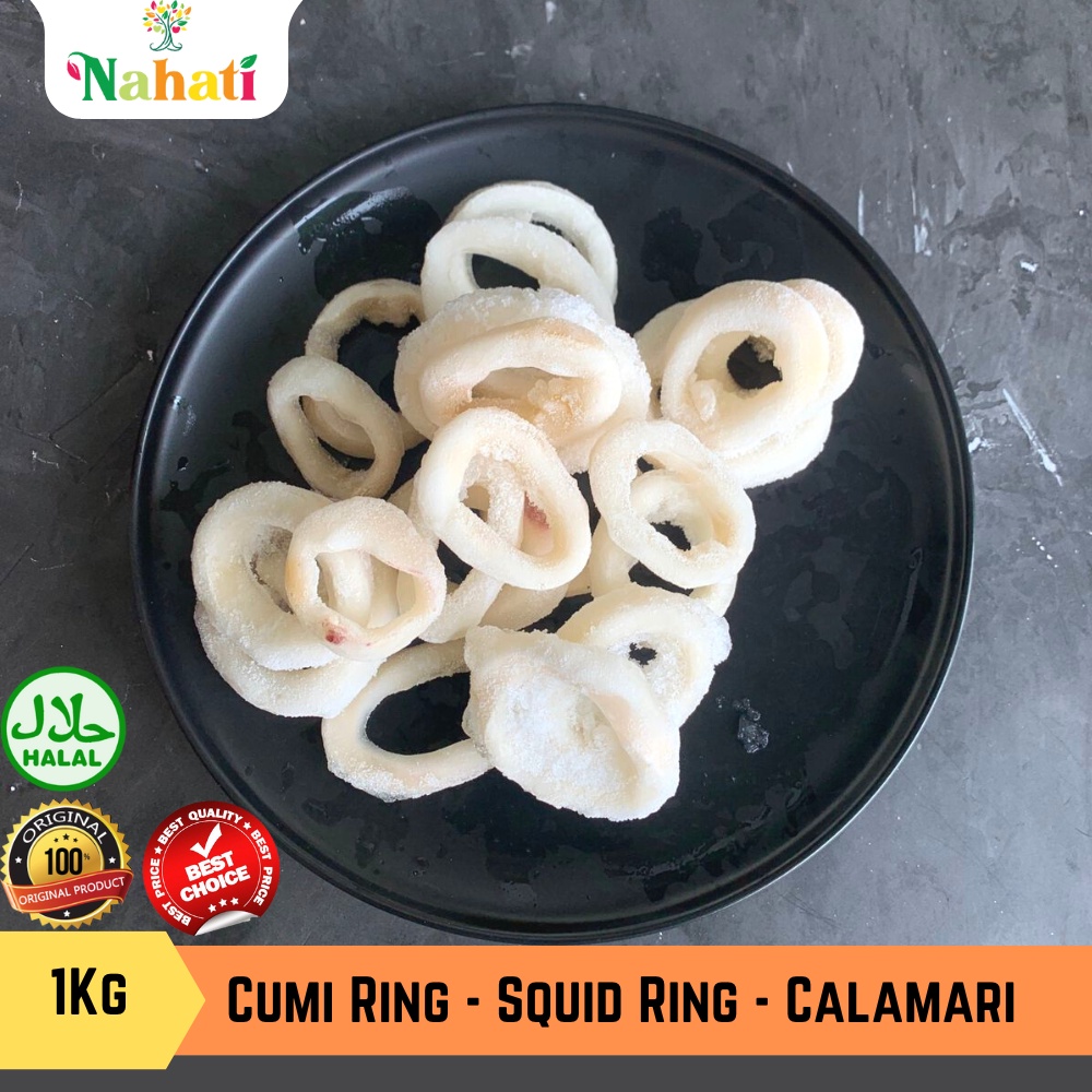 Jual Cumi RIng - Squid Calamari Ring Frozen 1kg | Shopee Indonesia