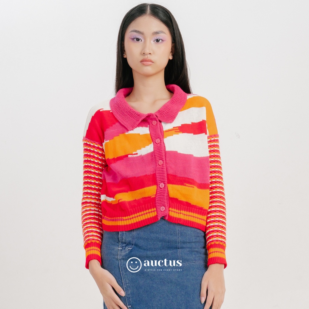 Jual AUCTUS - Cassie Knit Cardigan (JFW2023 exclusive) | Shopee Indonesia