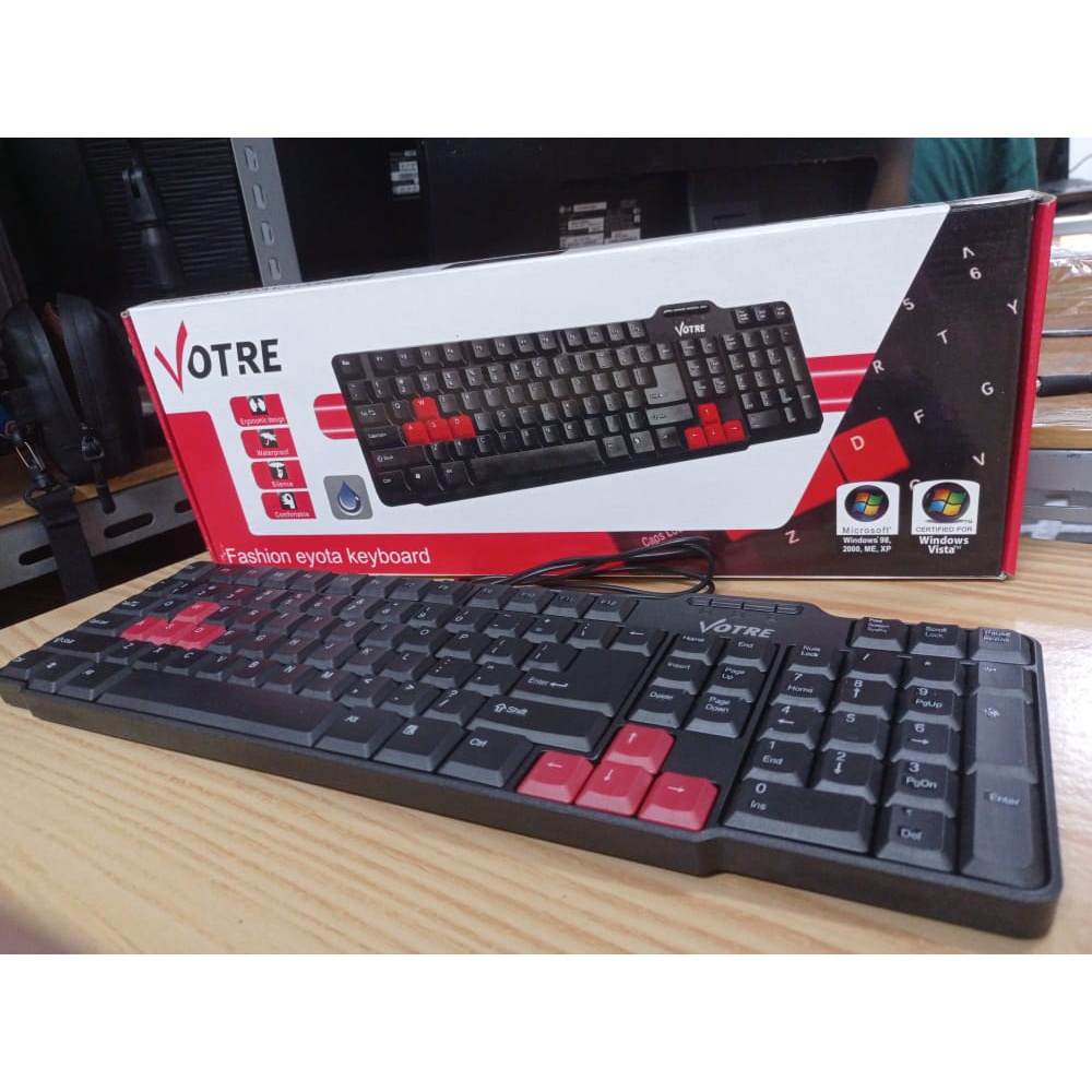 Jual keyboard + mouse votre KB2308 USB | Shopee Indonesia