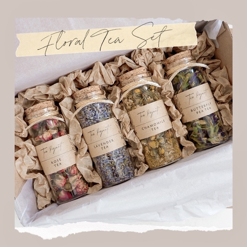 Jual The Tea Project EXCLUSIVE Floral Tea Gift Set – Tea Hampers ...