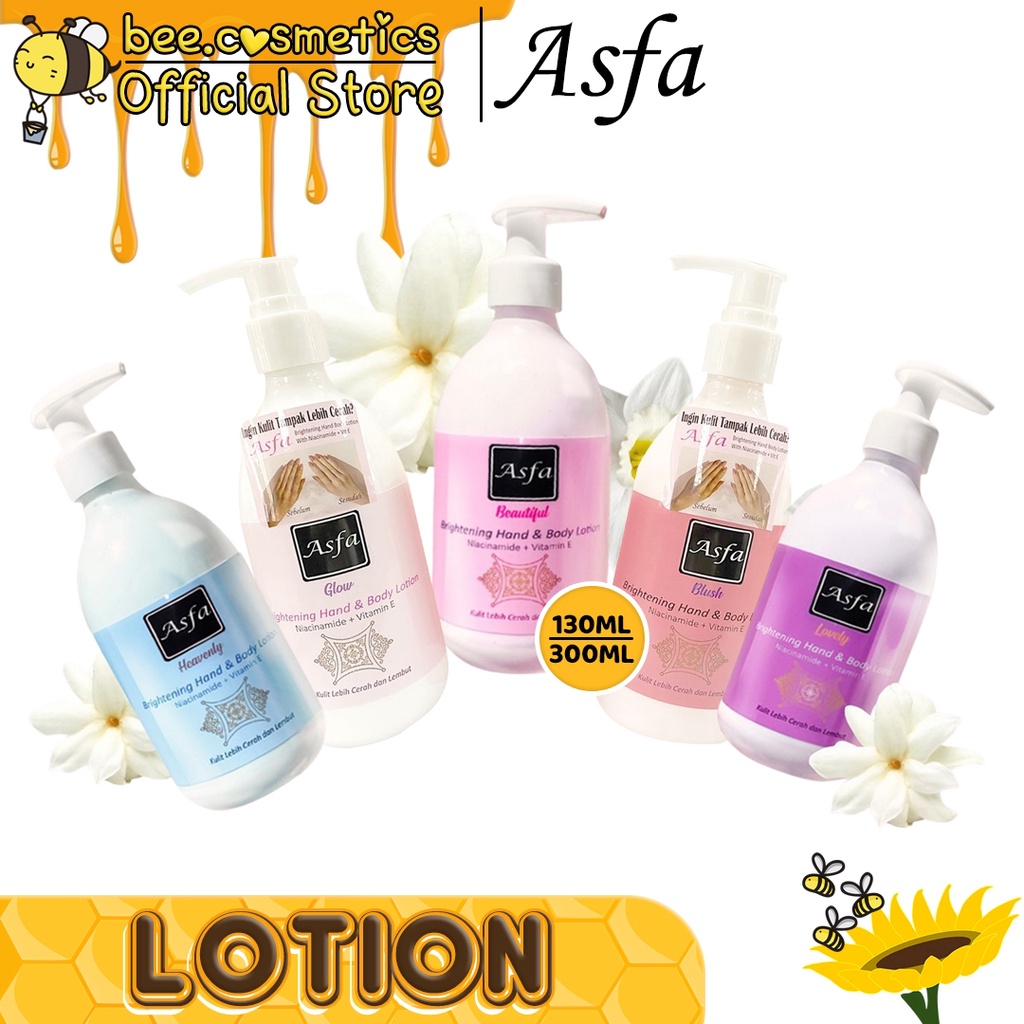 Jual ASFA BRIGHTENING HAND&BODY LOTION 130ML - 300ML ( BEAUTIFUL PINK ...