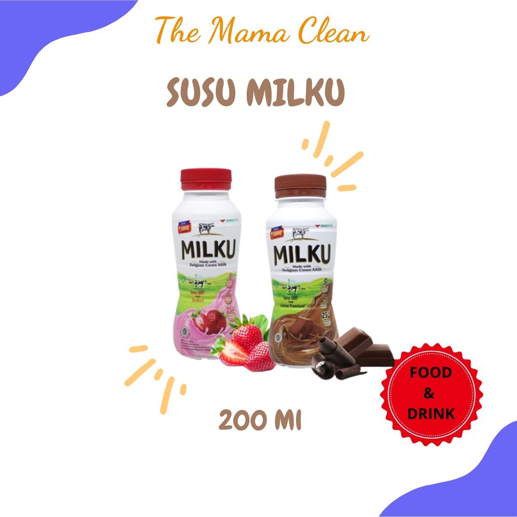 Jual SUSU MILKU UHT BOTOL NETTO : 200ML | Shopee Indonesia