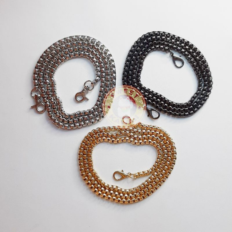 Jual Tali Tas Selempang Bag Strap Tali Rantai Besi Ular | Shopee Indonesia