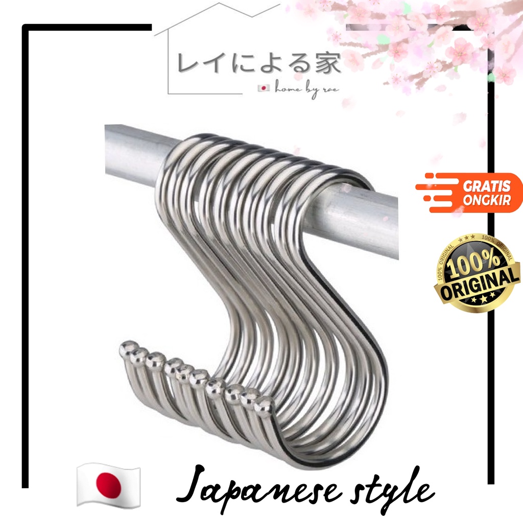 Jual GANTUNGAN S UKURAN BESAR 12CM POT STAINLESS STEEL | GANTUNGAN S ...