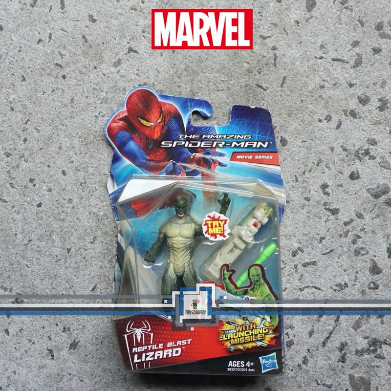 Jual The Amazing Spiderman Reptile Blast Lizard 3,75 Figure Marvel ...