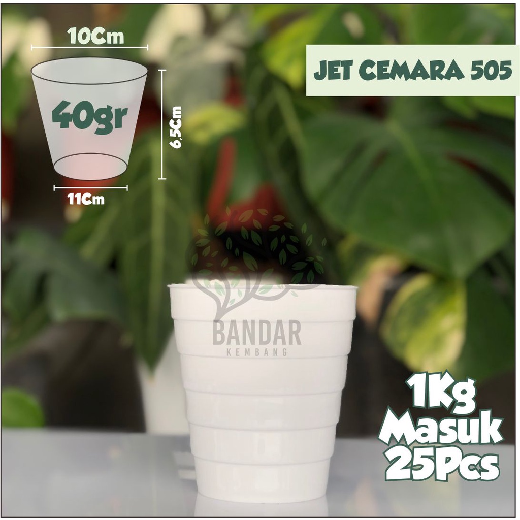Jual Pot Tinggi JET Cemara 505 Putih Pot Bunga Tanaman Hias - Pot Tower ...