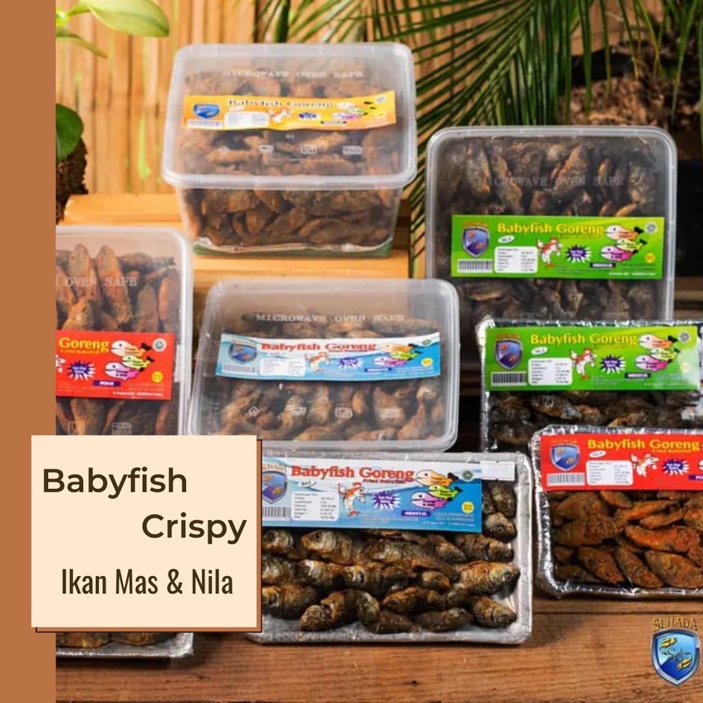 Jual SUHADAFOOD - BABYFISH CRISPY IKAN NILA & MAS ASLI ENAK BERGIZI ...