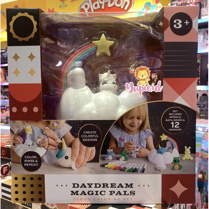 Jual fao schwarz daydream magic pals cloud coloring set / mainan ...