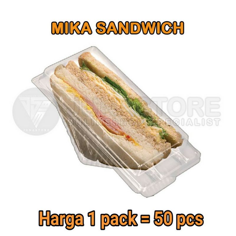 Jual Mika sandwich / mika segitiga sandwich (50pcs) | Shopee Indonesia