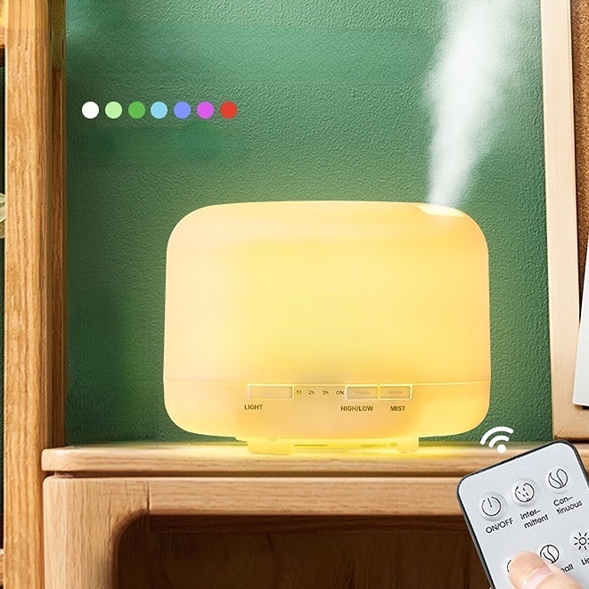 Jual Ultrasonic Humidifier Diffuser Air Purifier Aromatherapy 500ml ...