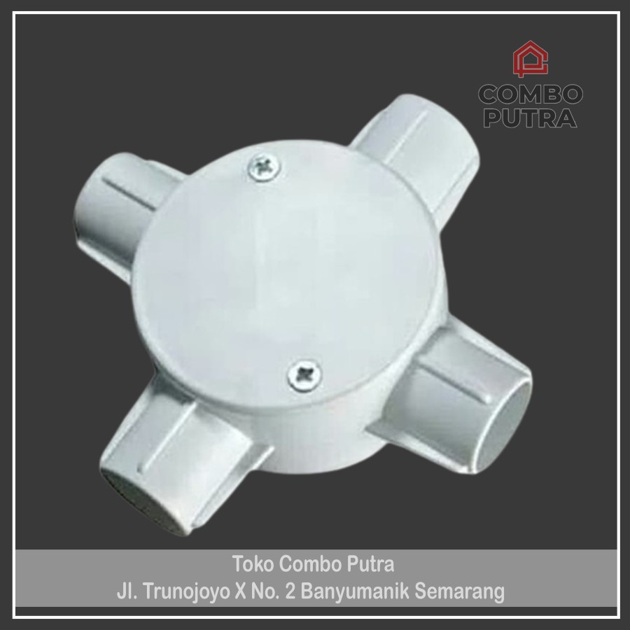 Jual Cross Dus Pipa Listrik Hiro Putih 4 Cabang 20 mm | Shopee Indonesia